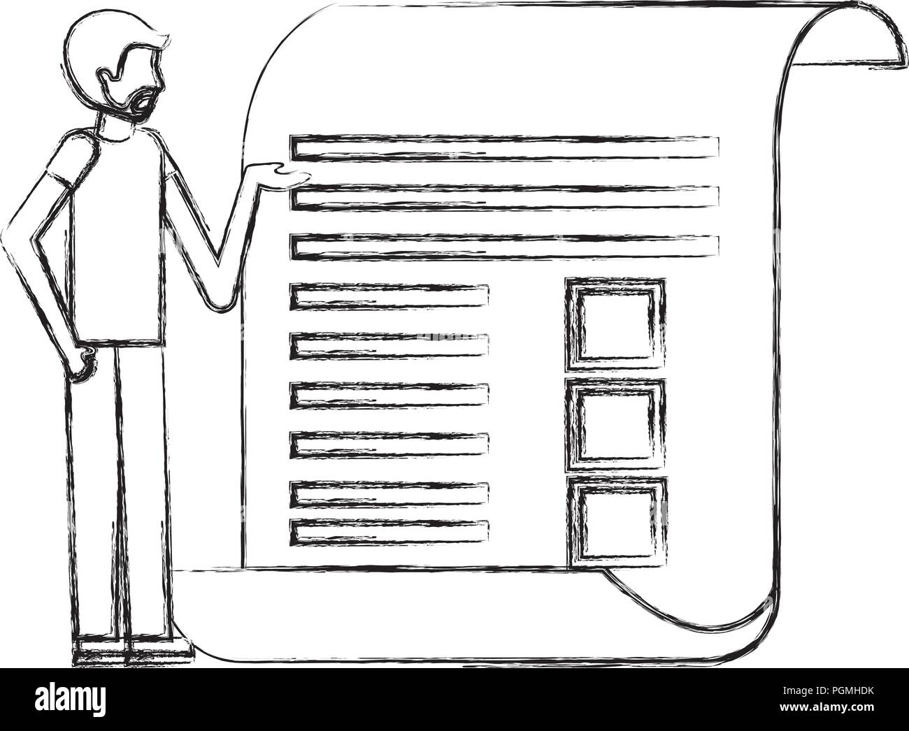 Entrepreneur concentrated Stock Vector Images - Alamy