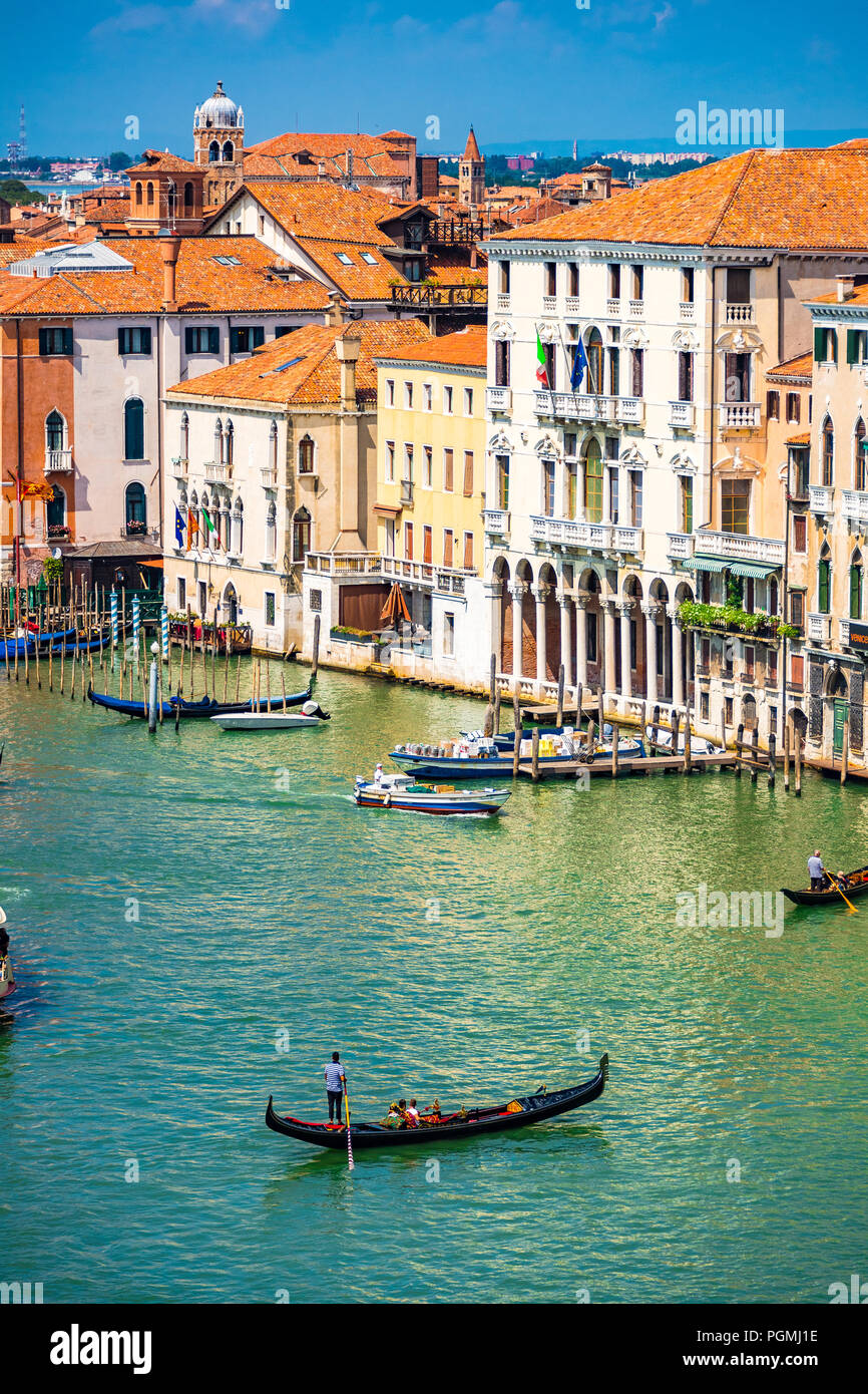 Venice canal grande aerial view hi-res stock photography and images - Alamy