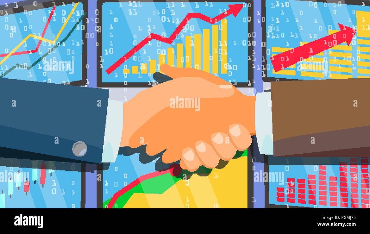 Handshake Concept Vector. Business People. Successful Transaction. Flat ...