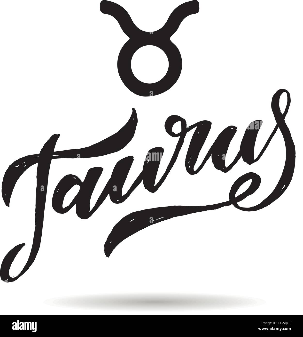Taurus Symbol Text