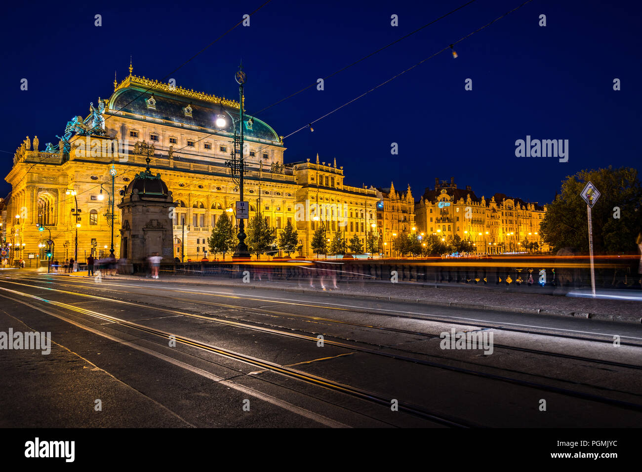 Prague nightlife hi-res stock photography and images - Alamy