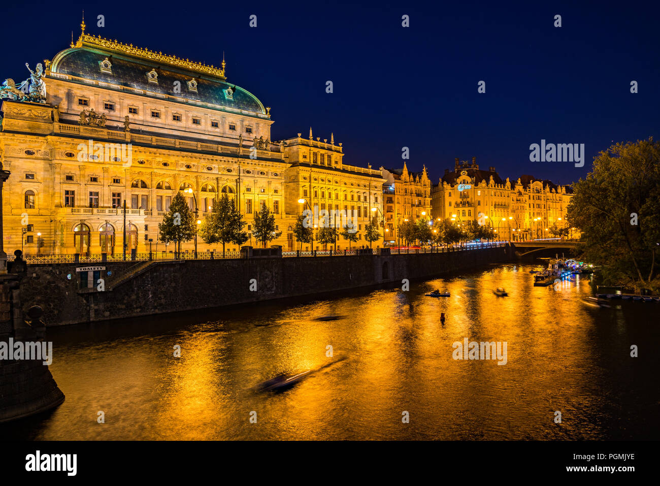 Prague nightlife hi-res stock photography and images - Alamy