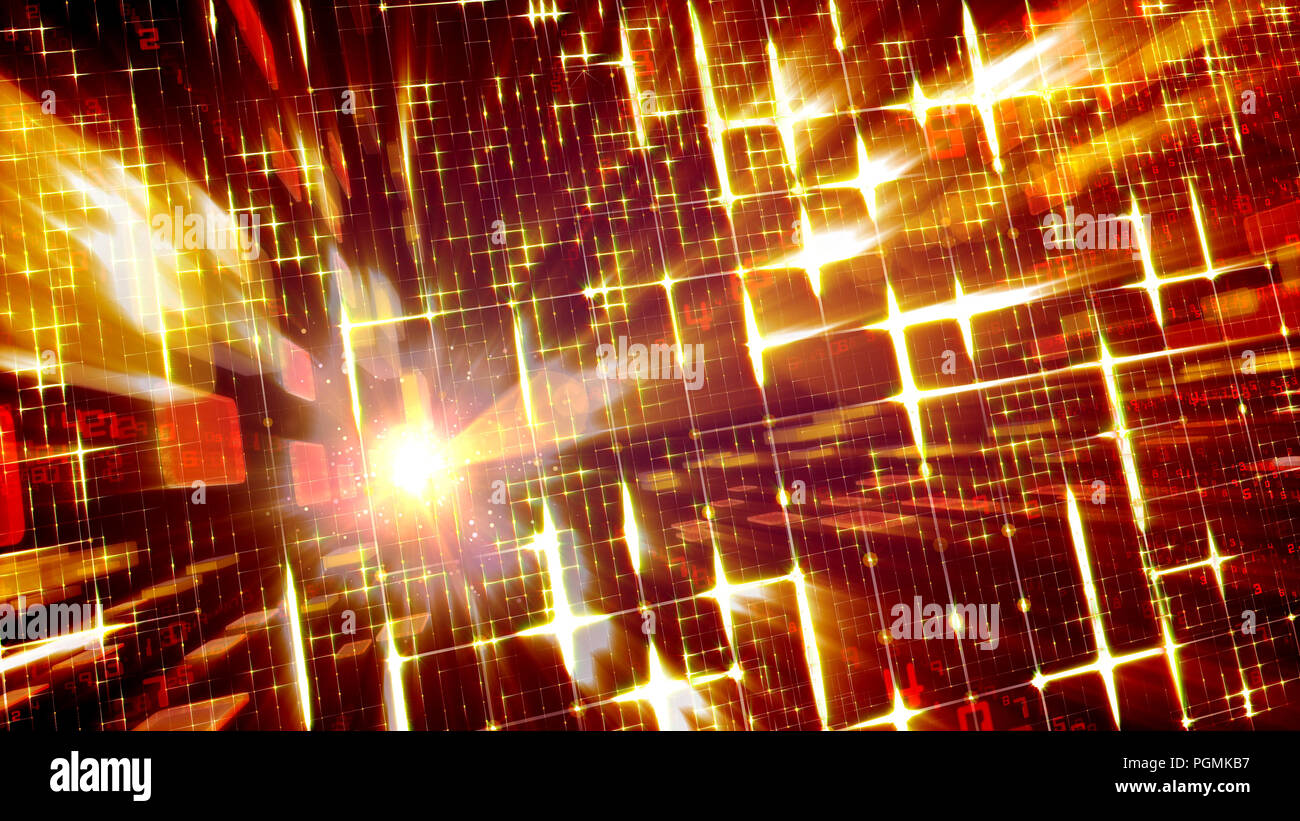 A flashy 3d illustration of a construction configuration from yellow ...