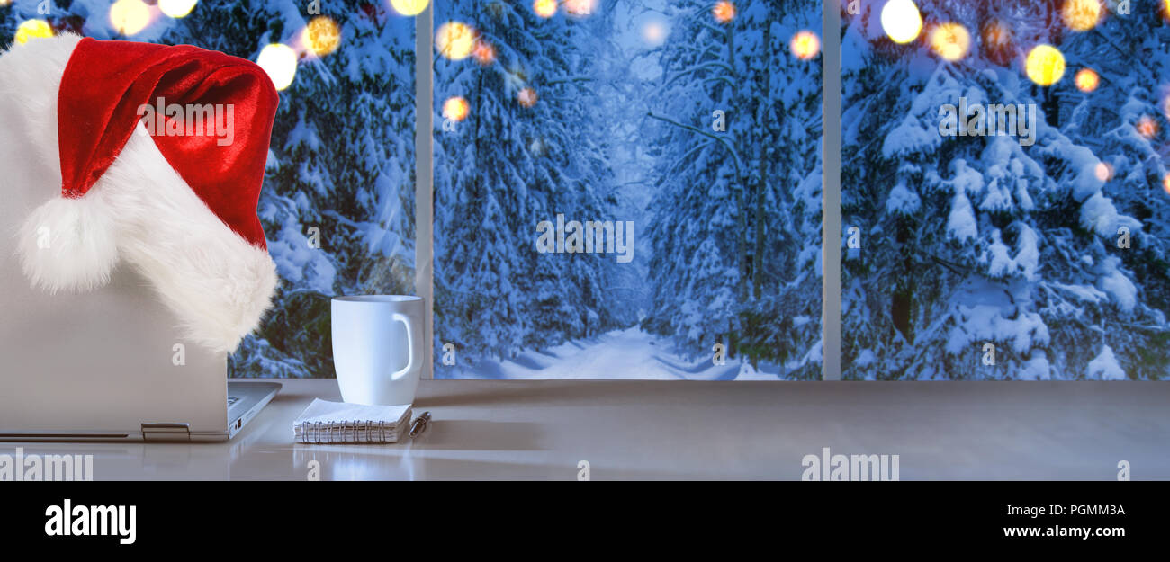 Santa claus back view hi-res stock photography and images - Alamy