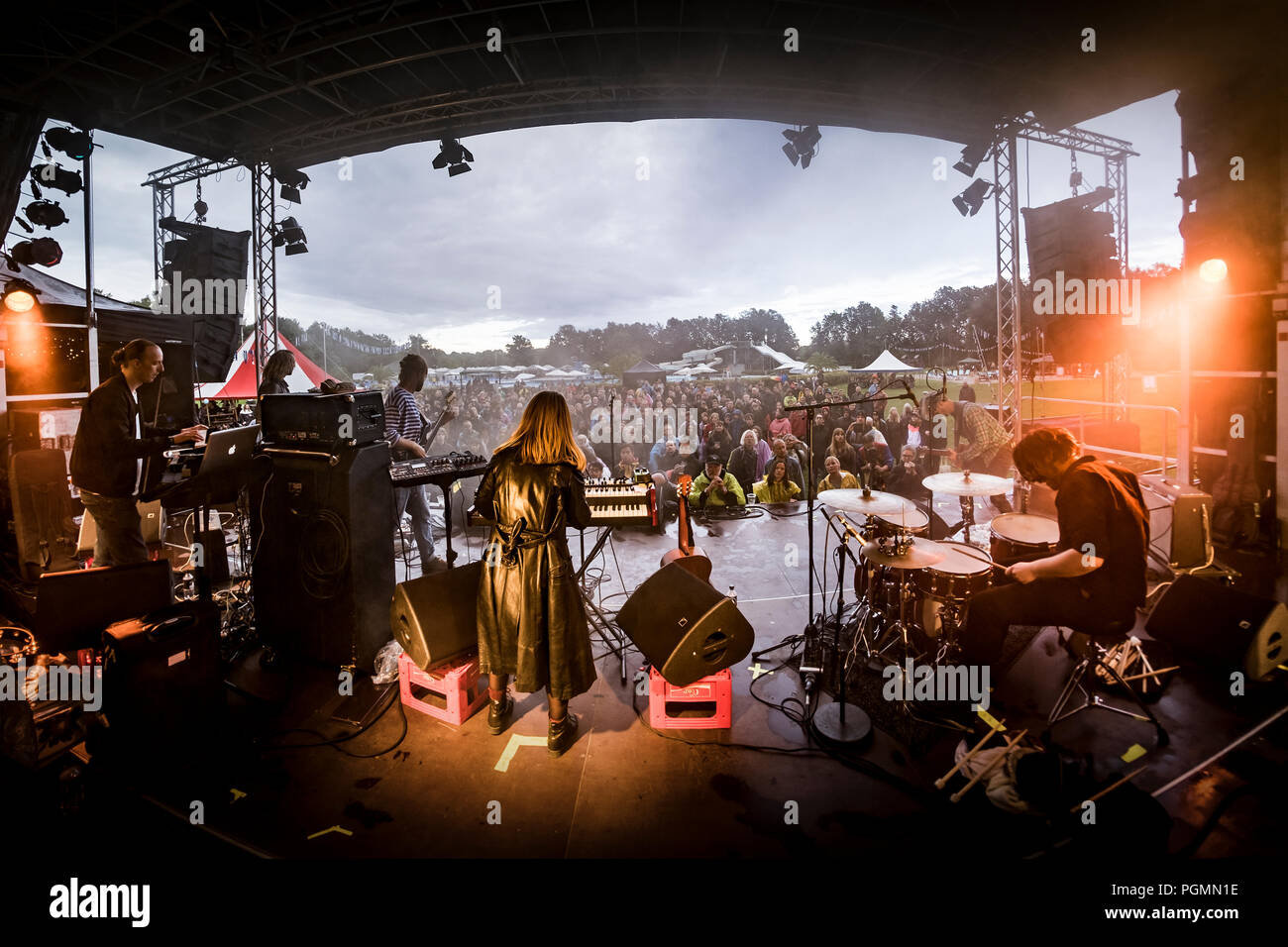 Denmark, Albertslund - August 25, 2018. The Swedish singer, songwriter ...