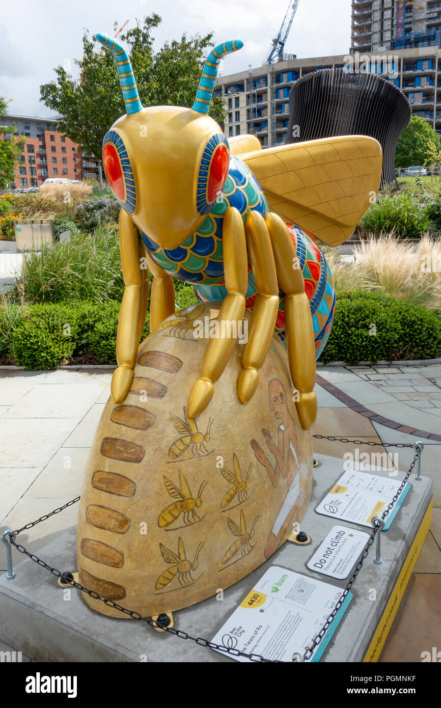 The Tears of Ra - Donna Newman. Bee in the City, public art event in ...