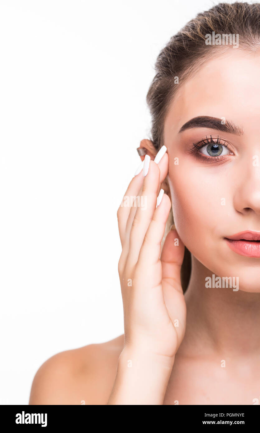 Half of face hi-res stock photography and images - Alamy