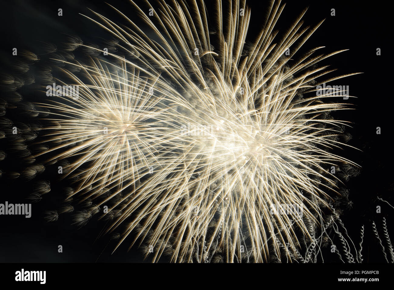 Silver Gold Fireworks High Resolution Stock Photography and Images - Alamy