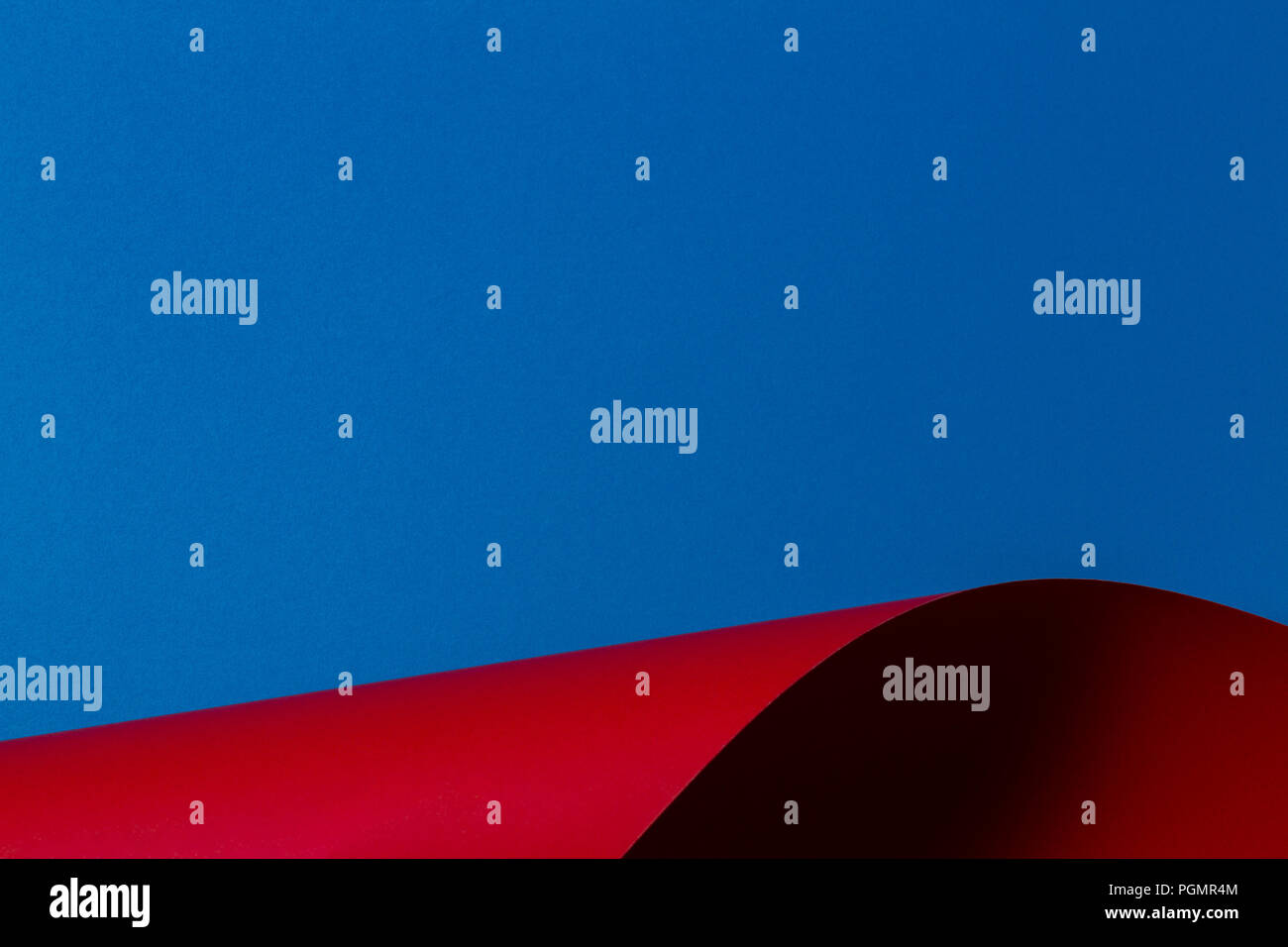 Abstract colorful background with red blue color paper in geometric ...