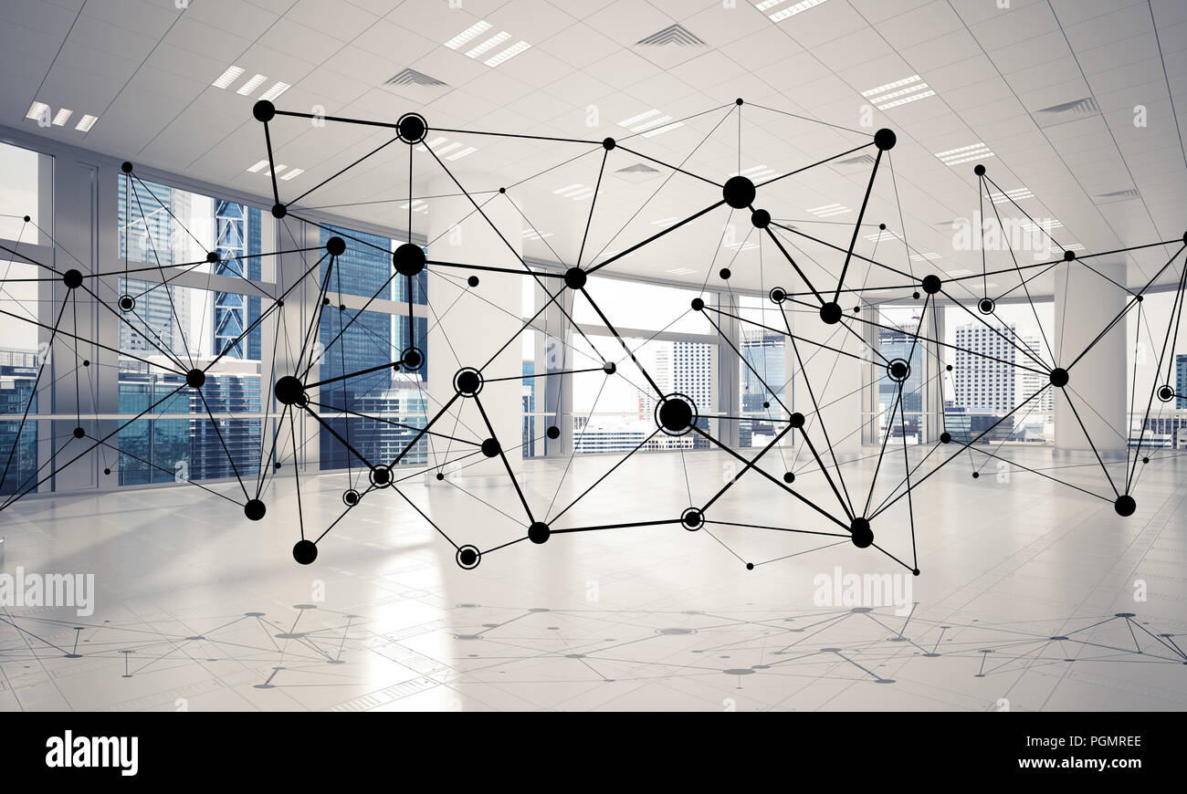 Networking and wireless connection as concept for effective mode Stock ...