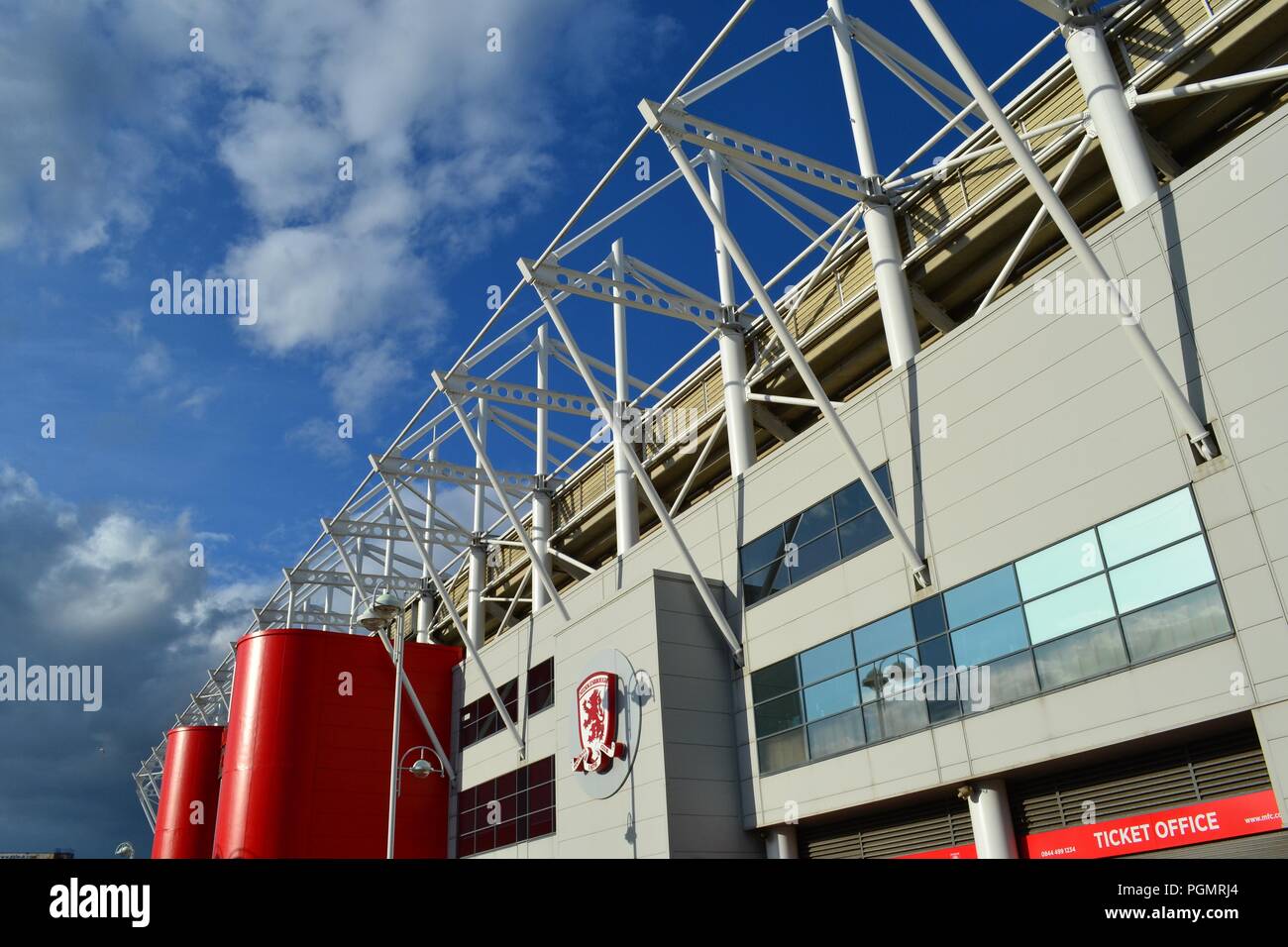 Stunning, naturally lit image of the Riverside Stadium, home of ...