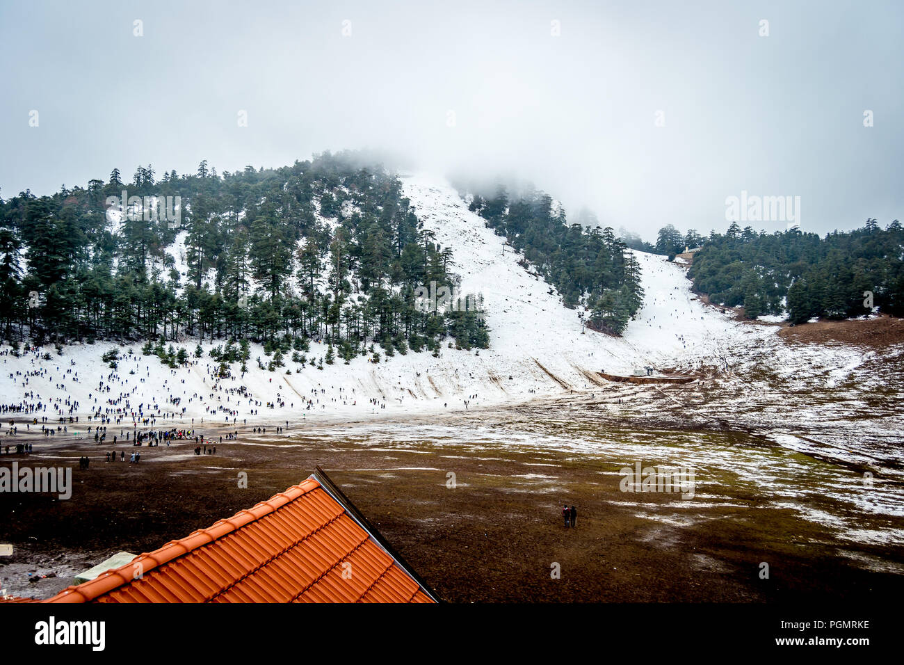 Ifrane morocco snow hi-res stock photography and images - Alamy
