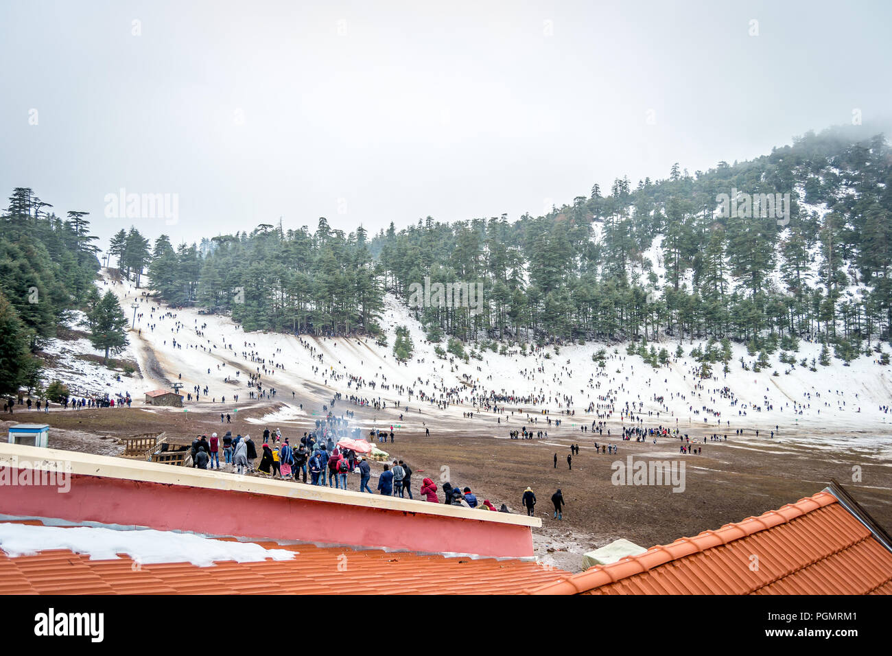 Ifrane morocco snow hi-res stock photography and images - Alamy