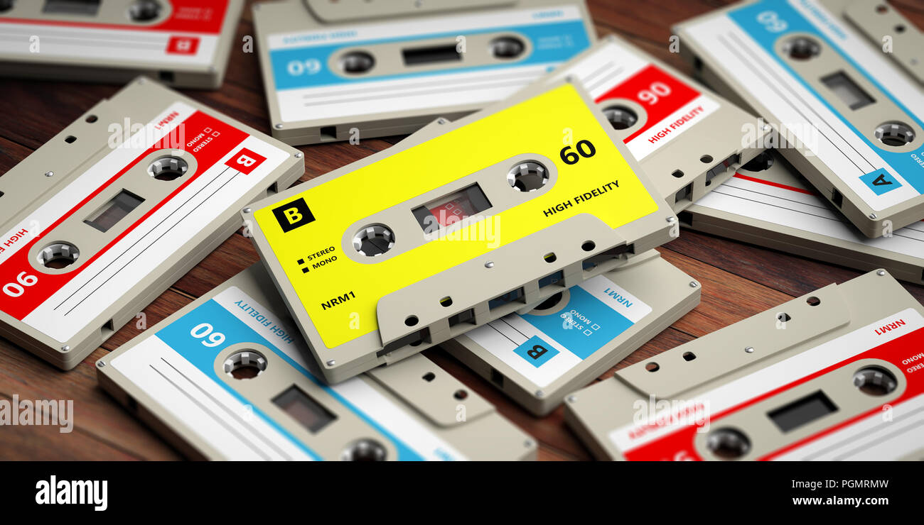 1970s music cassette tapes hi-res stock photography and images - Alamy