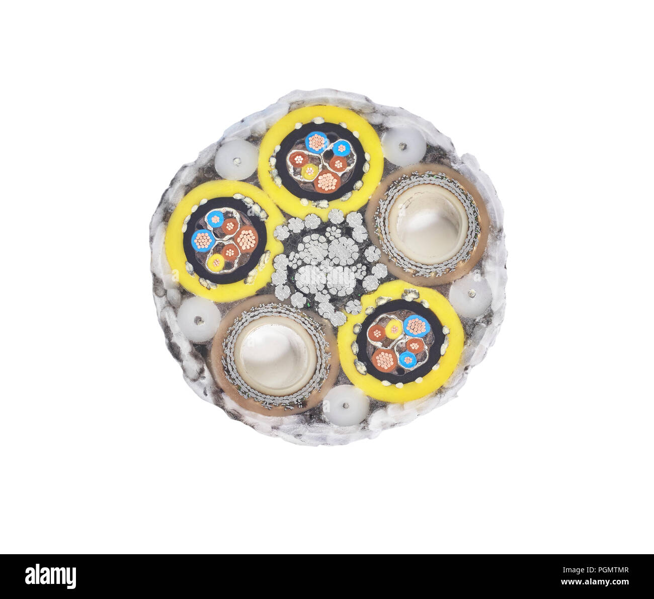 Power cable cross section hi-res stock photography and images - Alamy