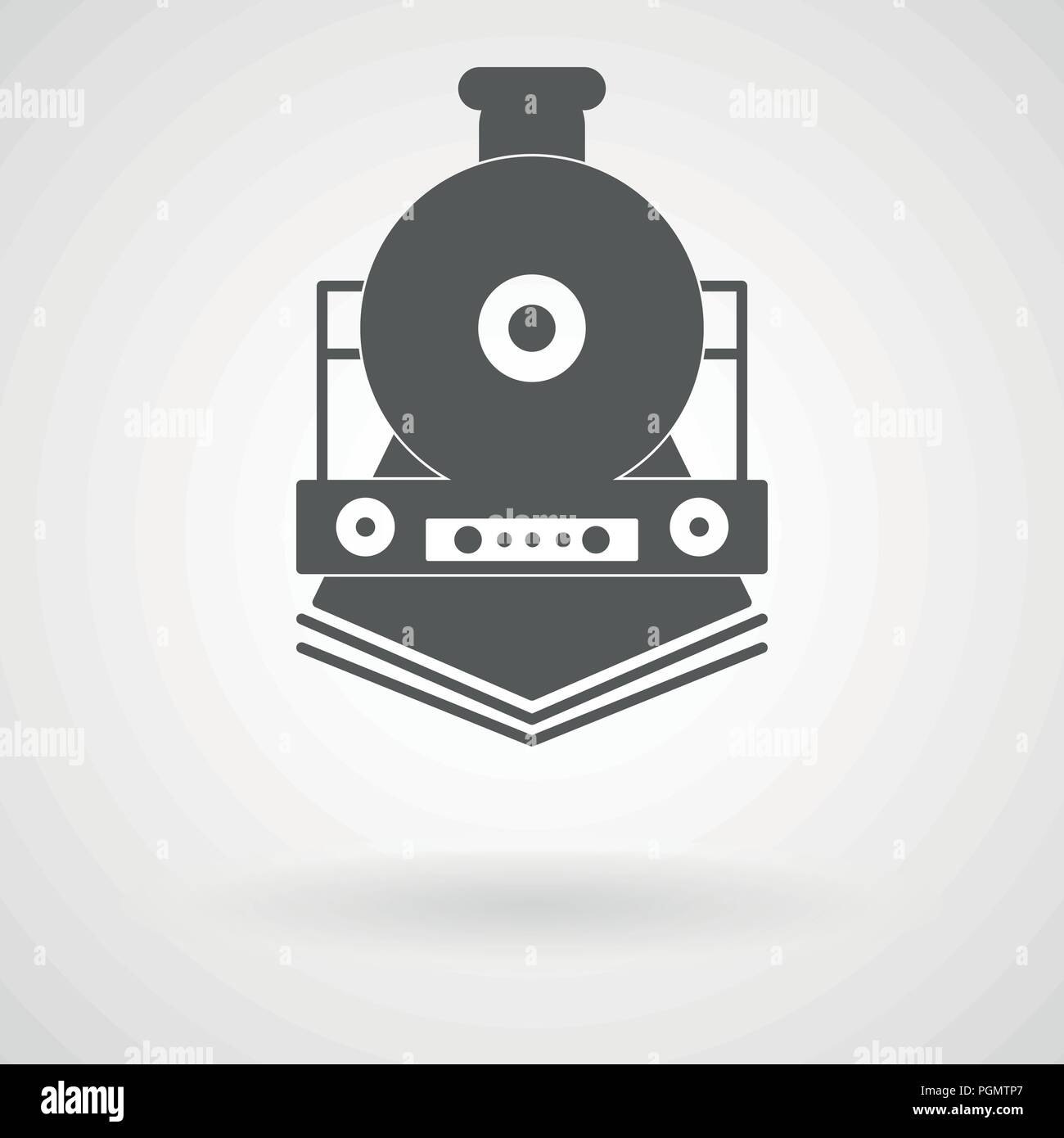 Simple train icon, vector, illustration, eps file Stock Vector Image ...