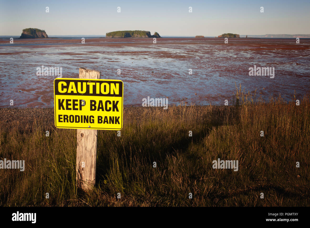 Warning information sign caution unstable hi-res stock photography and ...