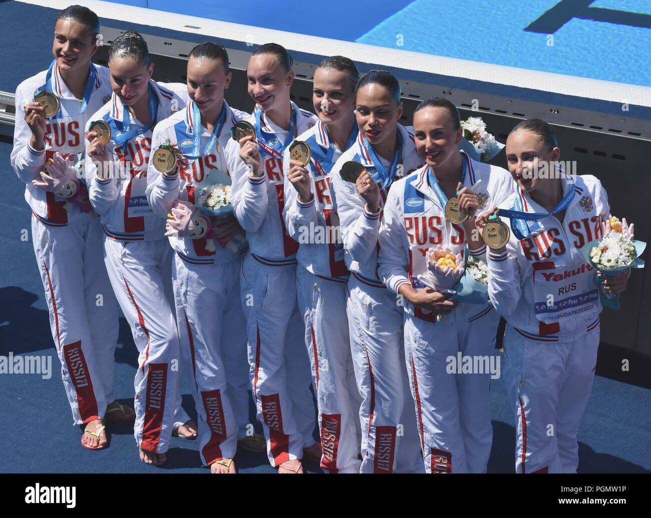 Synchro swimming hi-res stock photography and images - Alamy