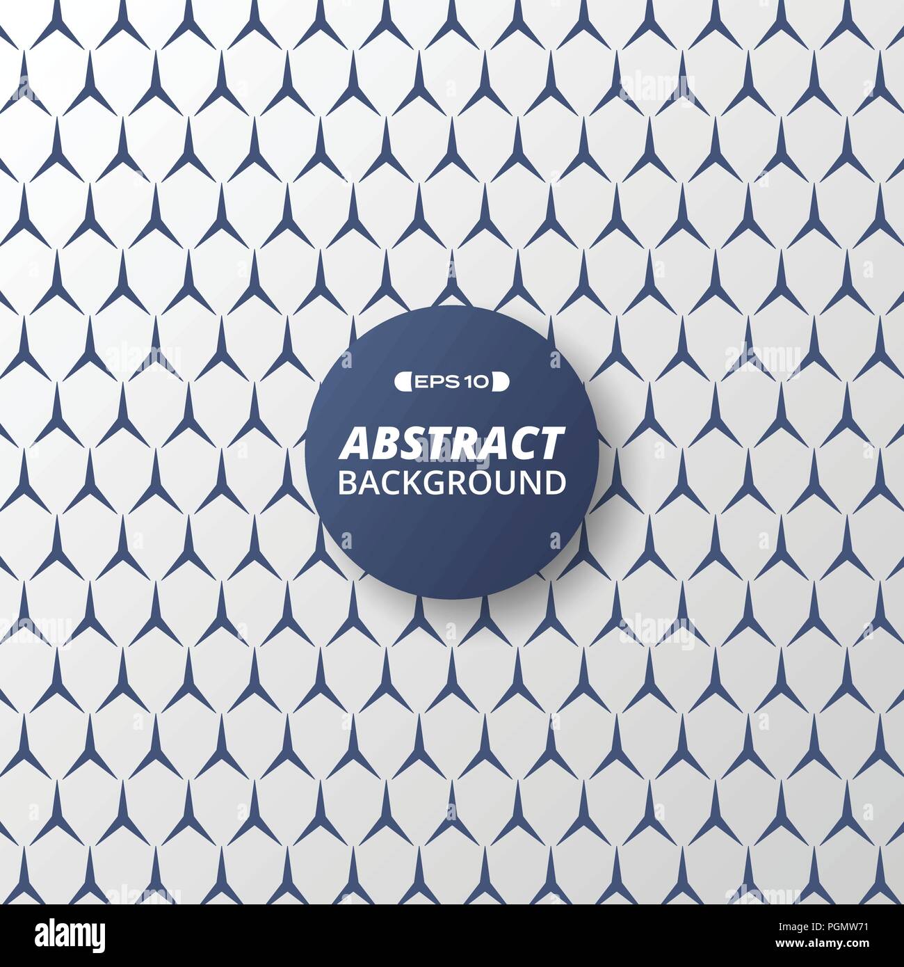 Abstract background of blue geometric pattern design, illustration ...