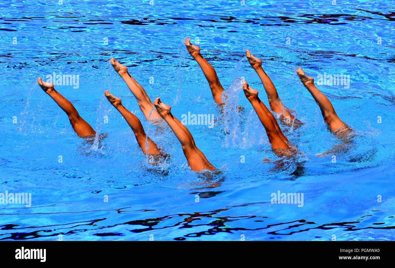 Synchronised Swimmers Stock Photos & Synchronised Swimmers Stock Images ...