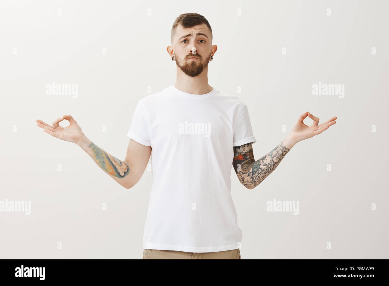 Eyebrow piercing hi-res stock photography and images - Alamy