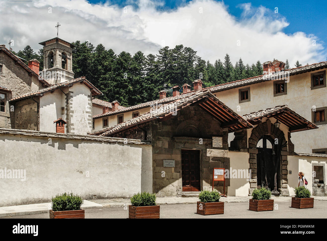 Italy Tuscany Eremo di Camaldoli Stock Photo - Alamy