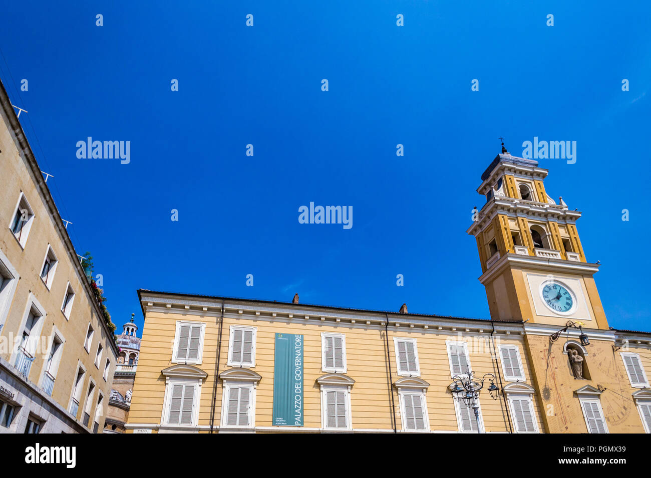 PARMA, ITALY – AUGUST 23, 2018: sundials telling time using the ...