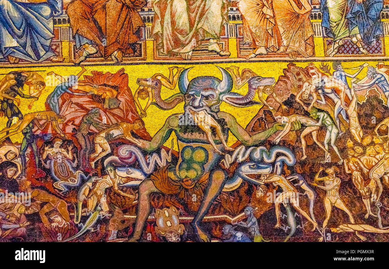The last judgment mosaic hi-res stock photography and images - Alamy