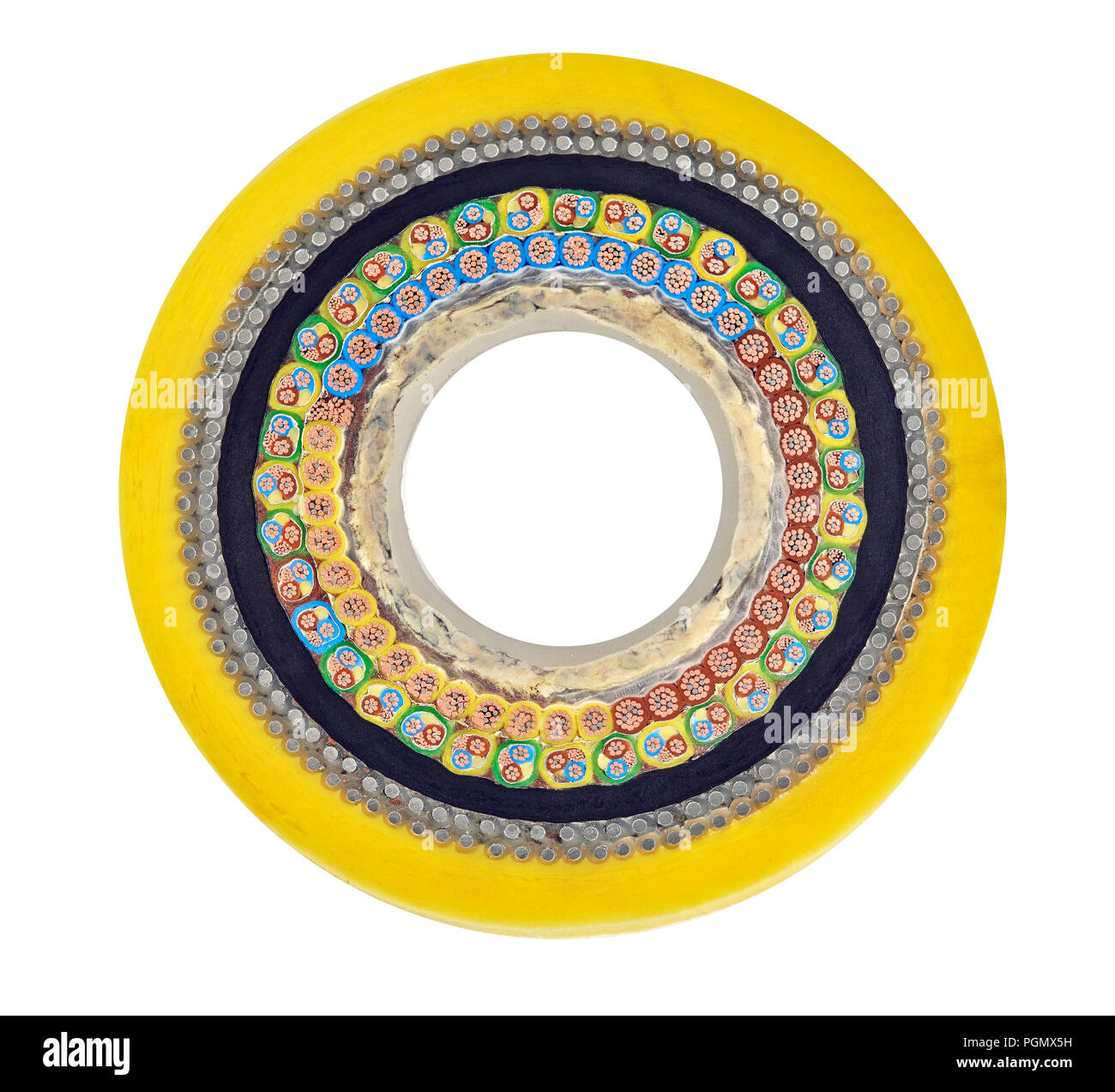 Electricity Cable Cross Section High Resolution Stock Photography and ...