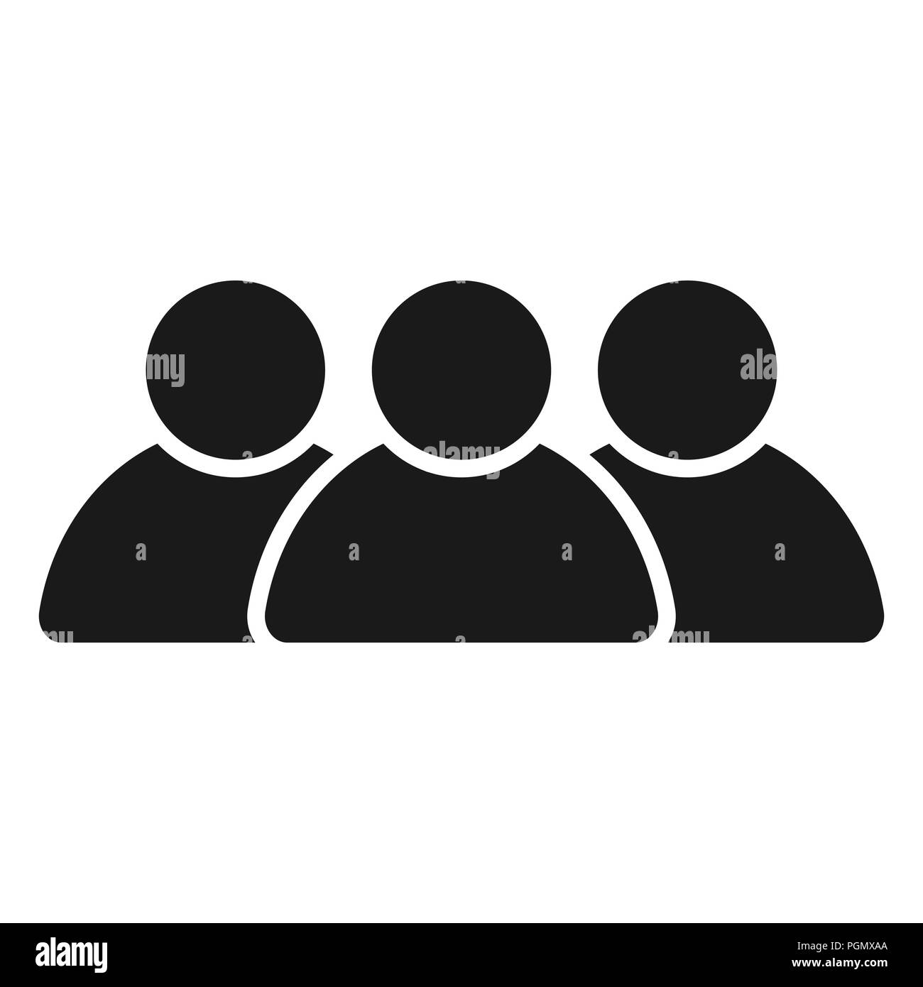 Business people icons Black and White Stock Photos & Images - Alamy