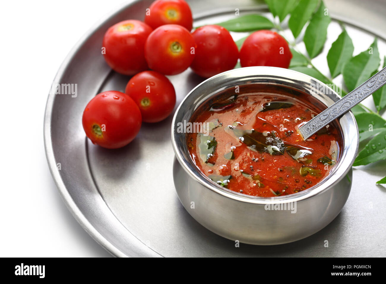 tomato rasam, kerala style tomato soup, south indian food Stock Photo ...