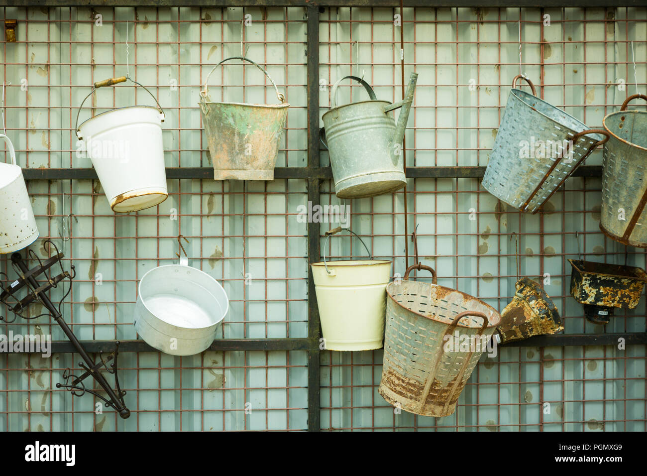 Hanging buckets hi-res stock photography and images - Alamy