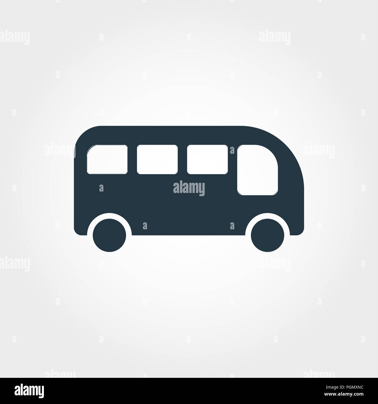 Bus creative icon. Simple element illustration. Bus concept symbol ...