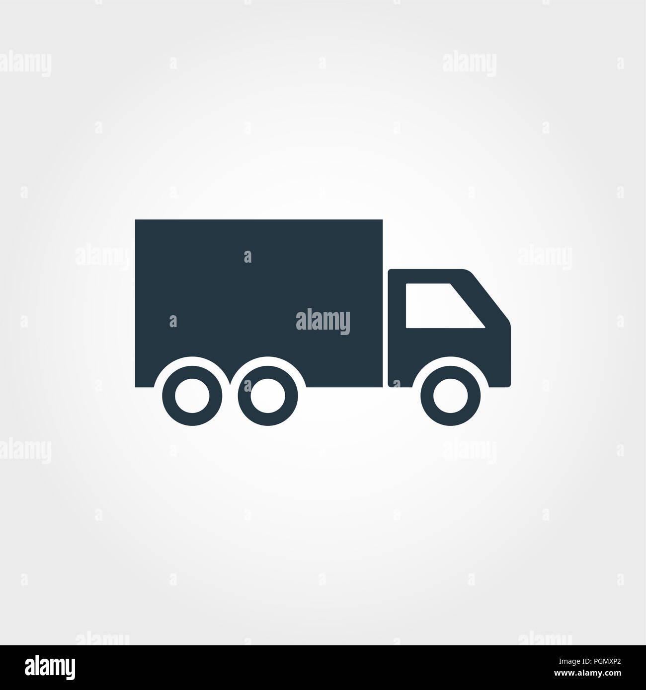 Truck creative icon. Simple element illustration. Truck concept symbol ...
