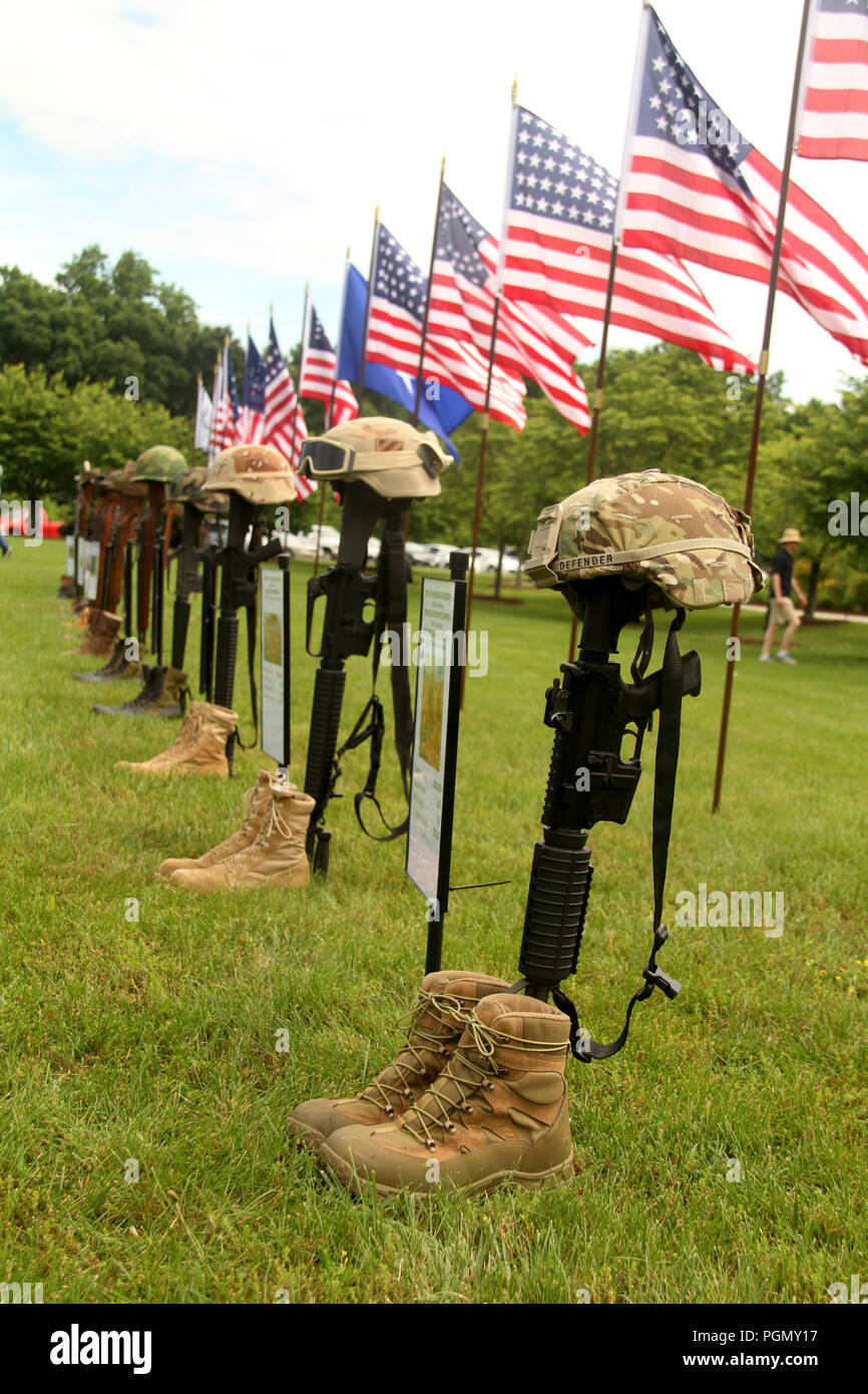 Symbols of ultimate war sacrifice at National D-Day Memorial, Virginia ...