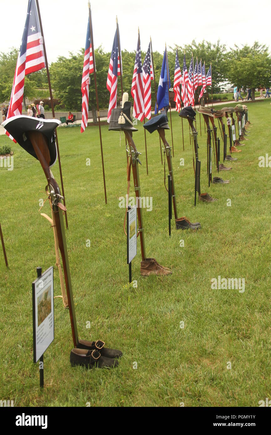 Symbols of ultimate war sacrifice at National D-Day Memorial, Virginia ...