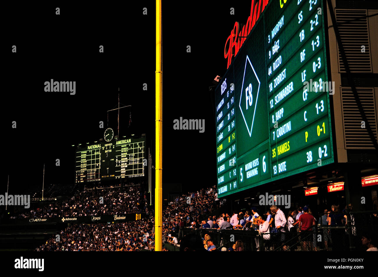 Baseball stadium outfield scoreboard hi-res stock photography and ...