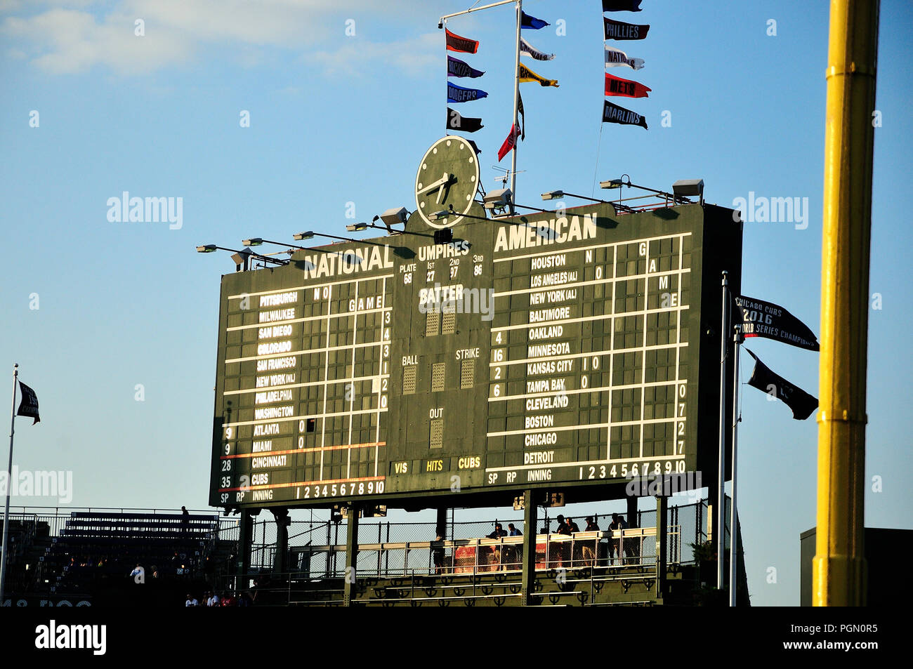 Baseball scoreboard baseball scoreboard stadium hi-res stock ...
