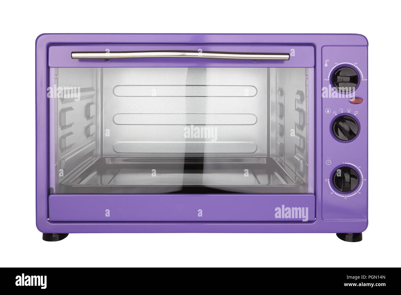 Kitchen purple oven isolated on a white background Stock Photo - Alamy