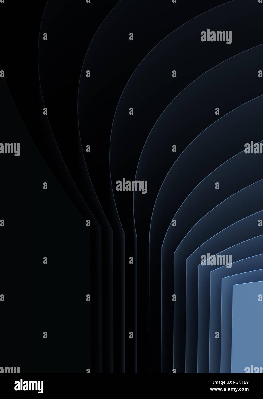 Curved shape background hi-res stock photography and images - Alamy