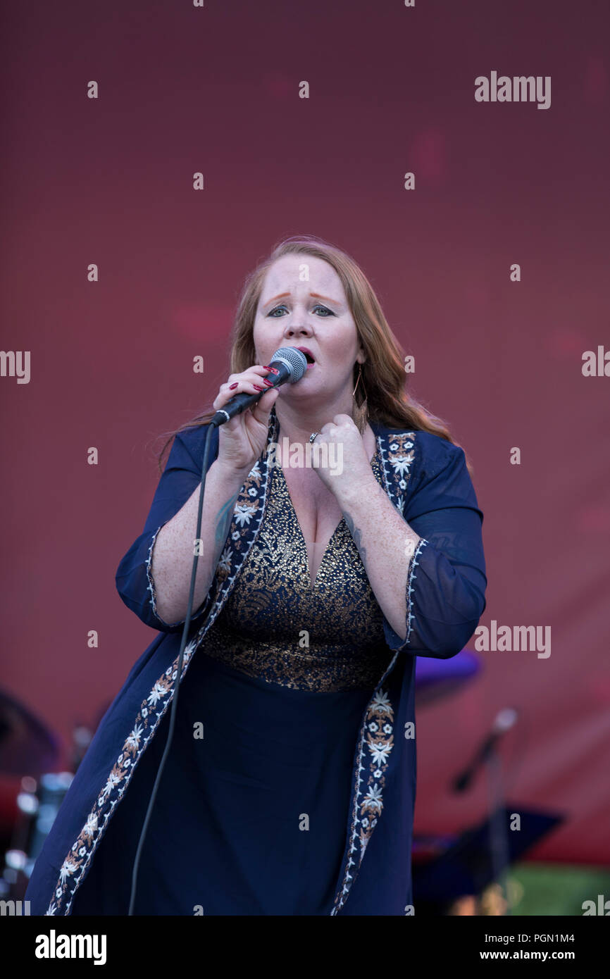 Canada,Quebec,Montreal, Montreal Jazz Festival. Layla Zoe blues ...