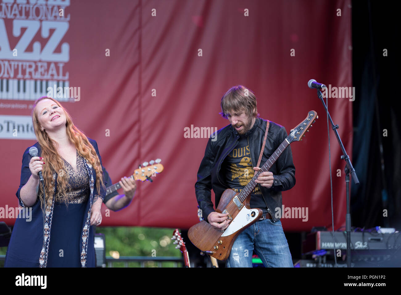 Canada,Quebec,Montreal, Montreal Jazz Festival. Layla Zoe blues ...