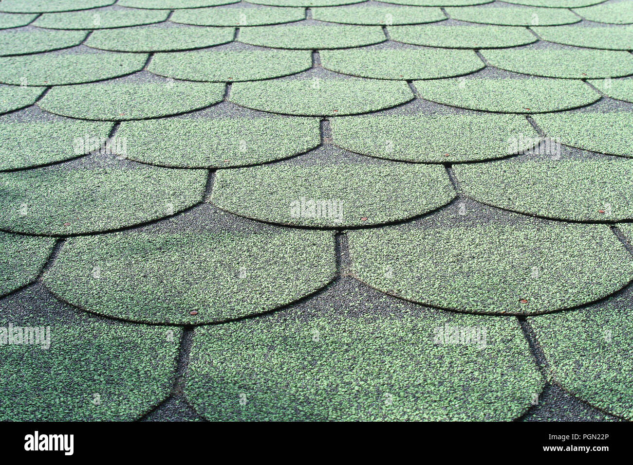 Green asphalt roof shingles texture hi-res stock photography and images ...