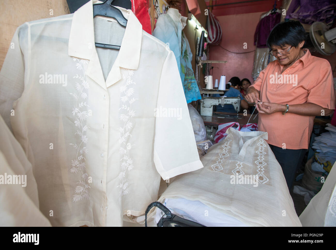 Barong tagalog hi-res stock photography and images - Alamy