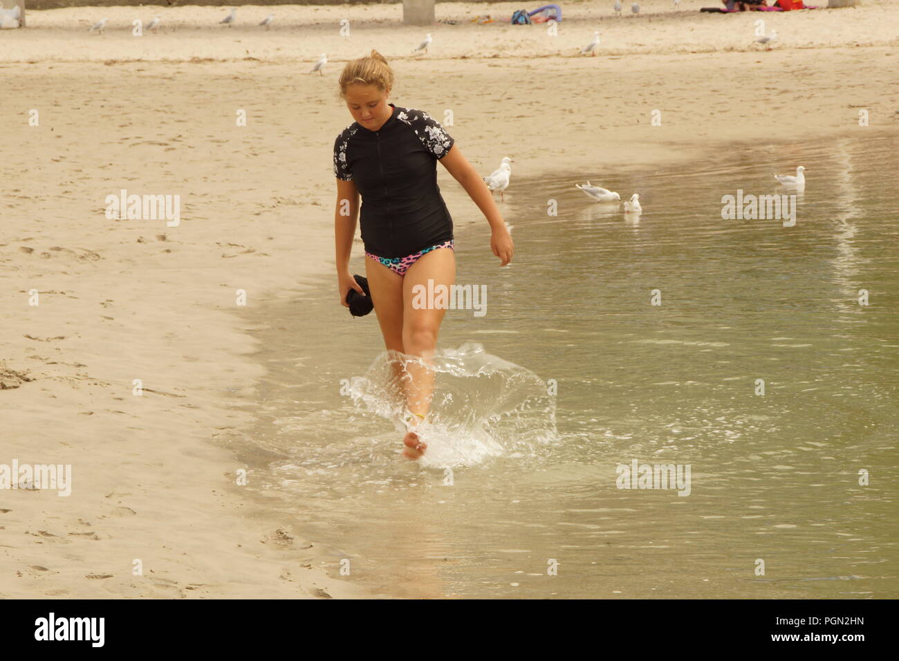 fun in the sun at the beach Stock Photo - Alamy
