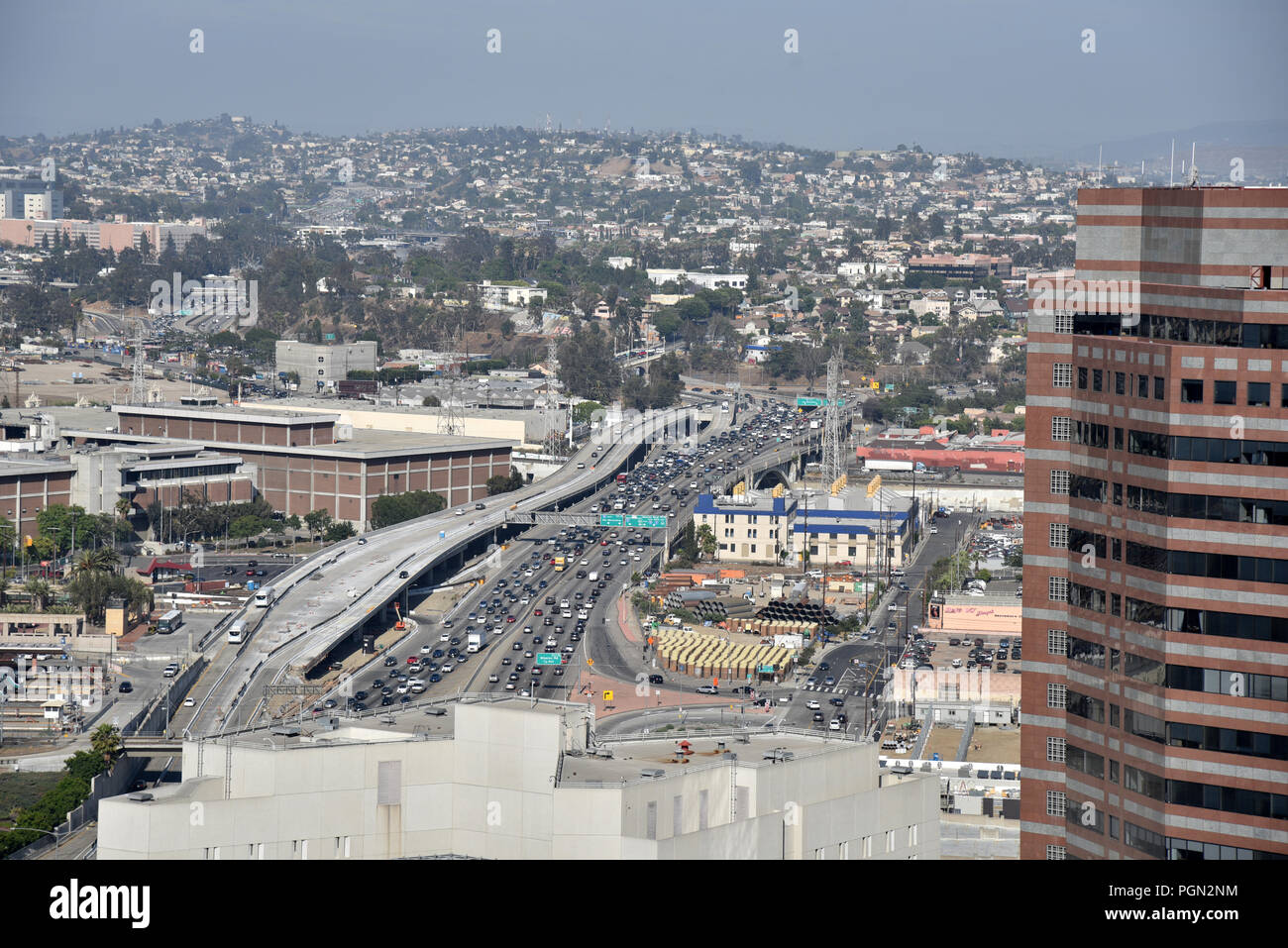 Hollywood freeway hi-res stock photography and images - Alamy