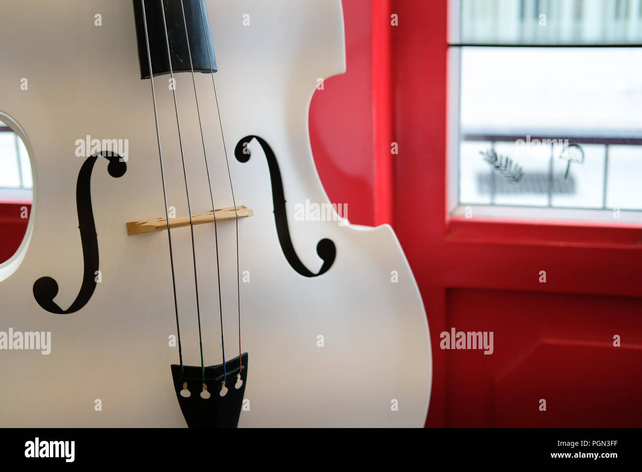White cello hi-res stock photography and images - Alamy