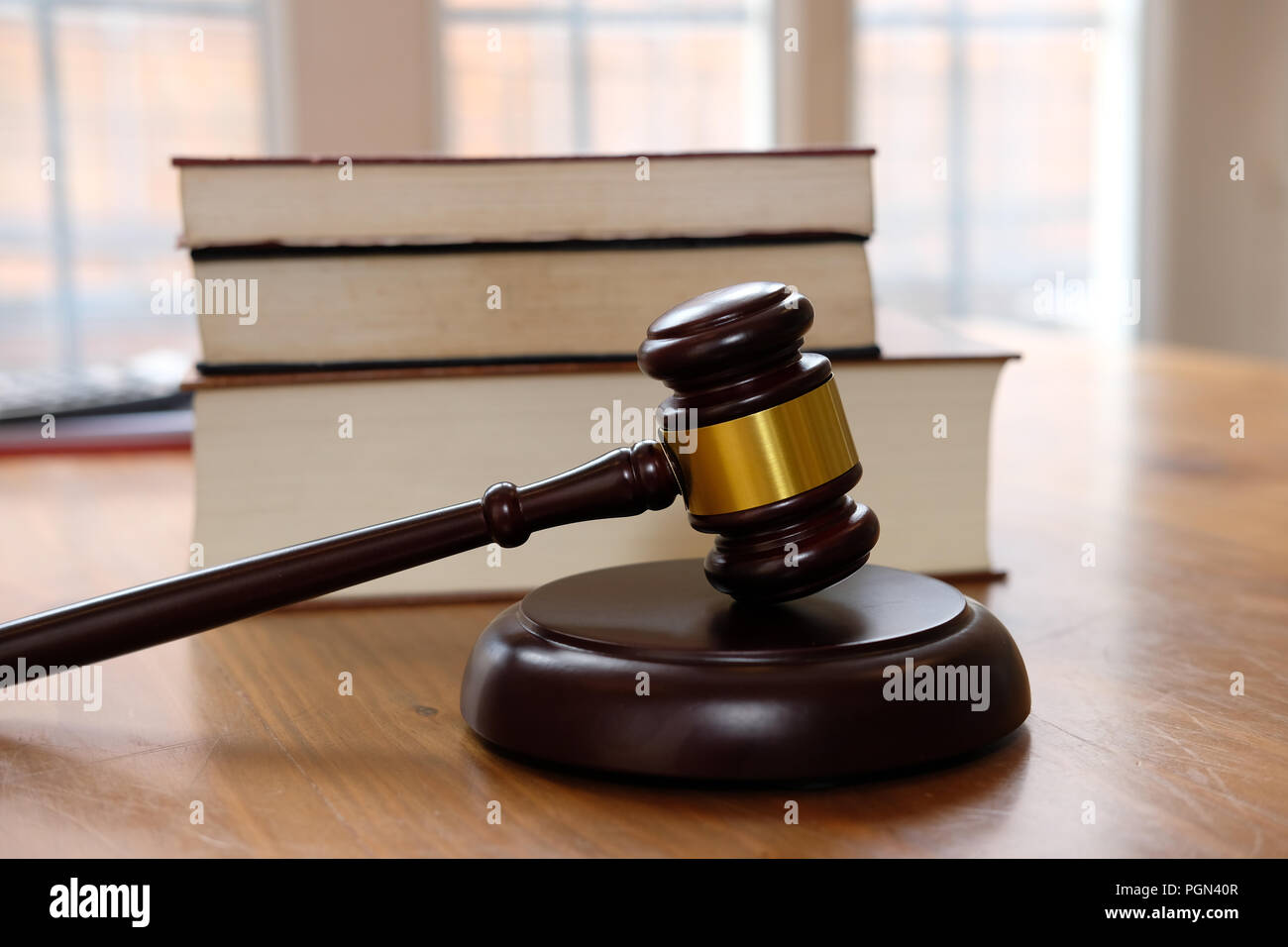 legal judge gavel & law book at courtroom. lawyer attorney justice ...