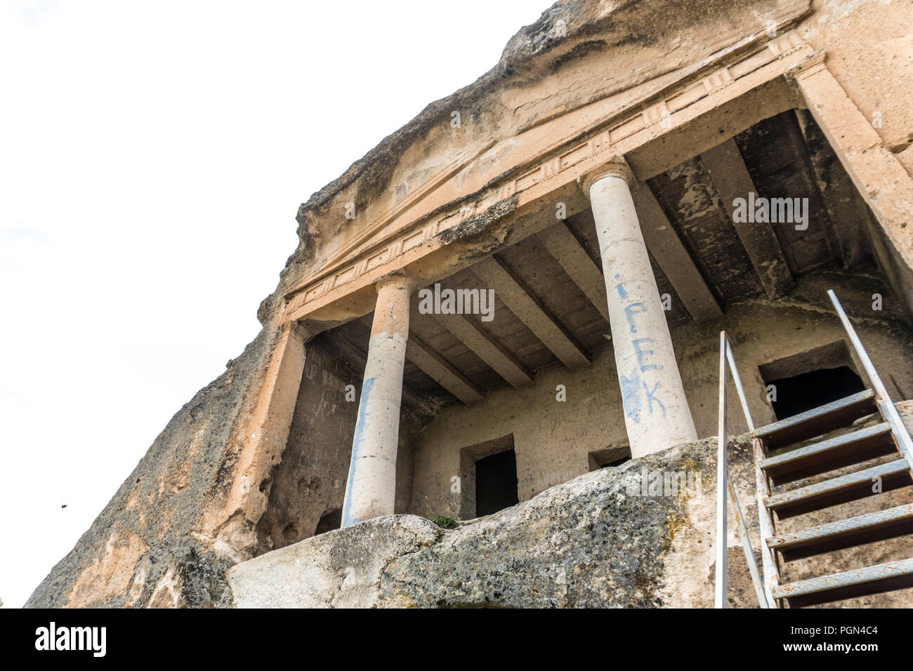 Rock tomb view phrygia hi-res stock photography and images - Alamy