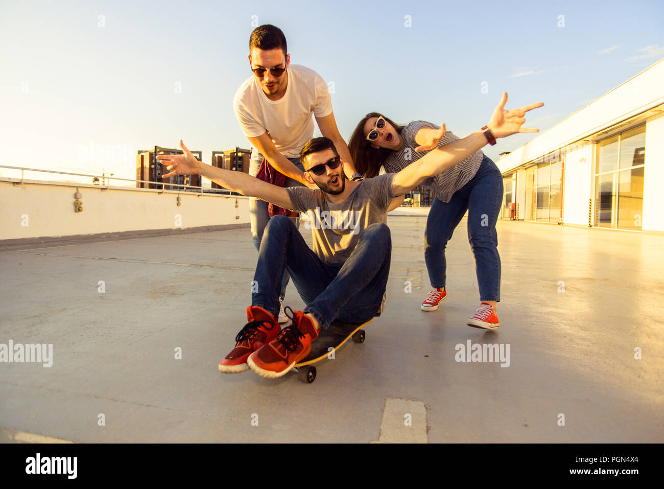 Longboarding Sunset Photography